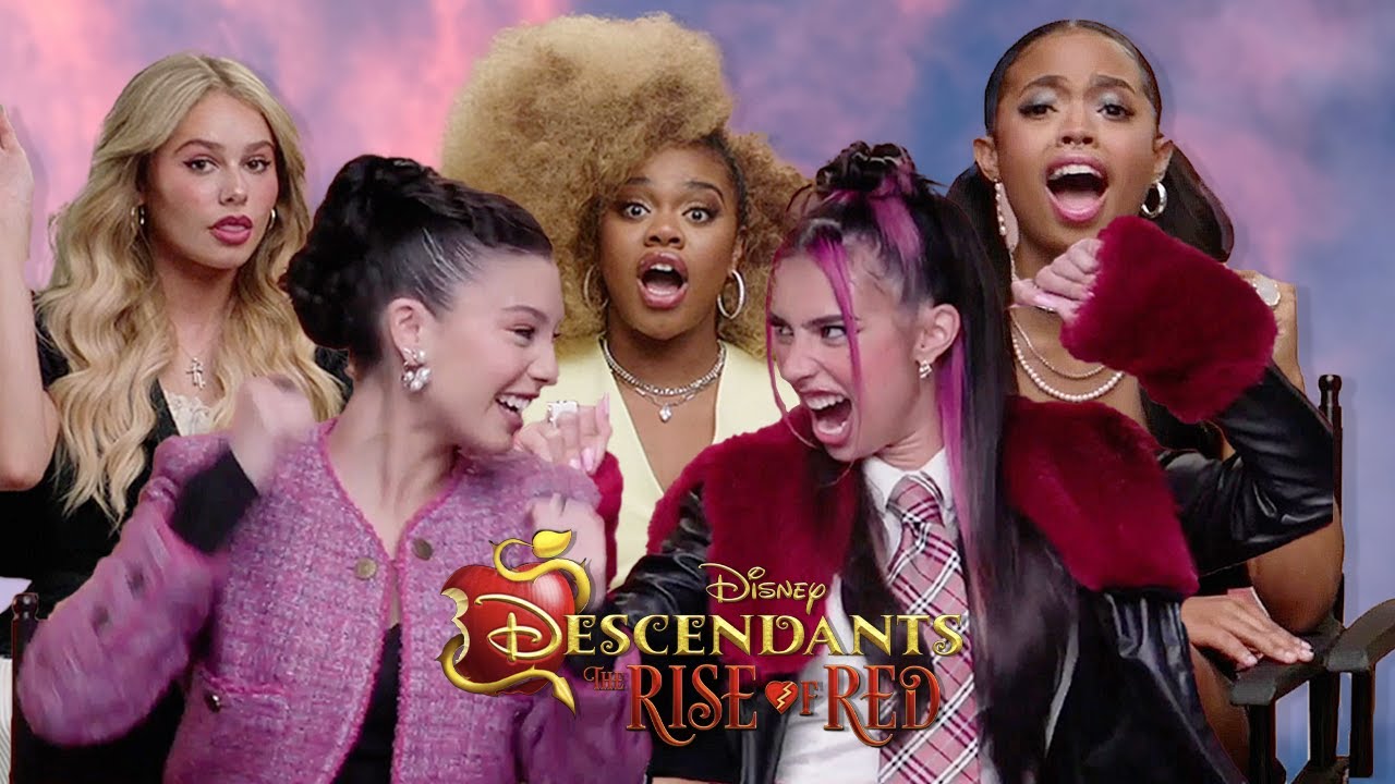 Cast of Disney's Descendants: The Rise of Red on SWORD Fighting & Their ...