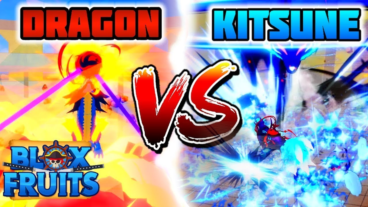 King of fruits wins against KITSU blox fruits - YouTube