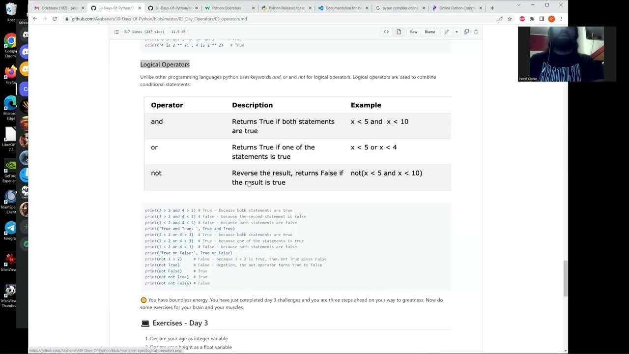 6 Logical Operators - YouTube