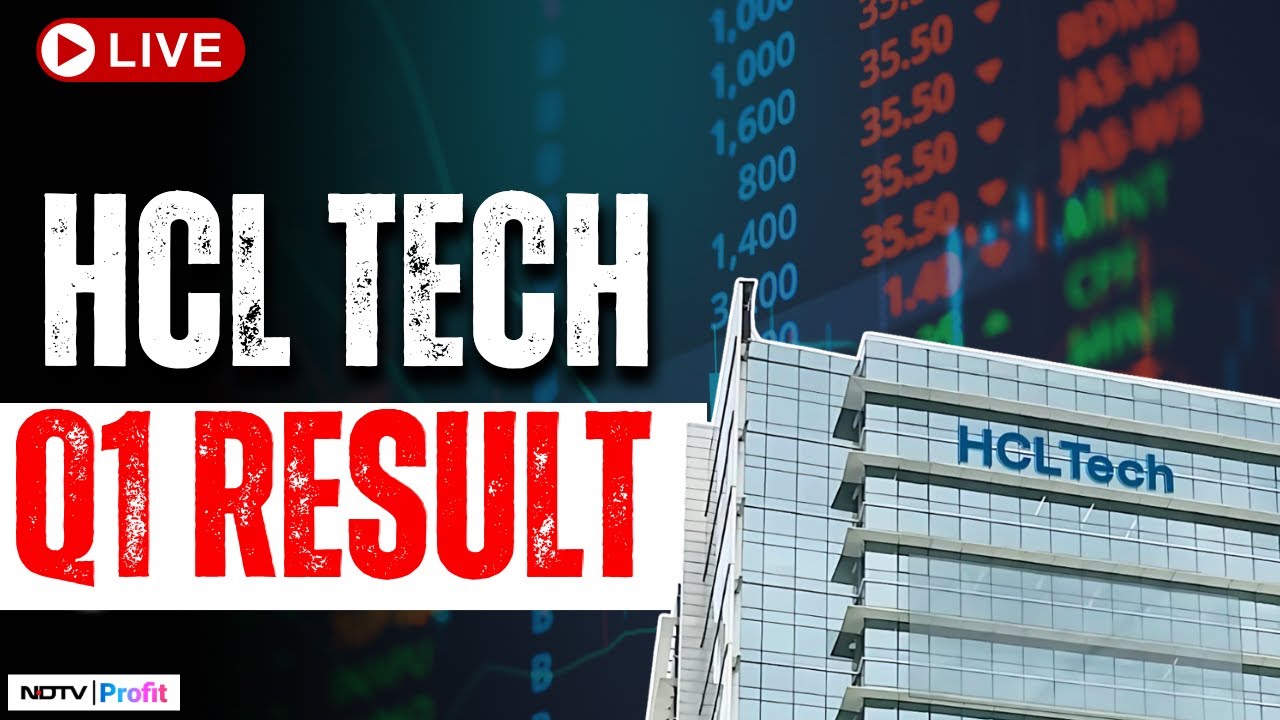 HCL Tech Press Conference Live: HCL Tech Share Price | HCL Tech Q1 ...