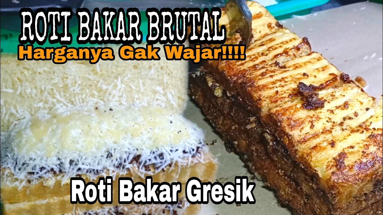 KULINER MALAM ROTI BAKAR GRESIK CAK BUDI - YouTube