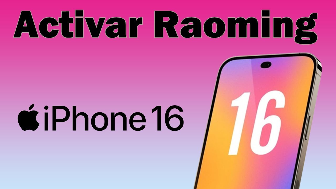 Como activar roaming en iPhone 16 - YouTube