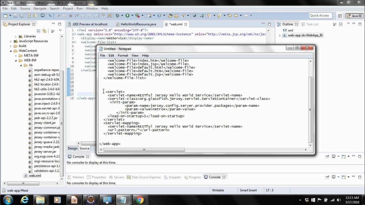 Simple JAVA RESTful Web services with Eclipse IDE in URDU - YouTube