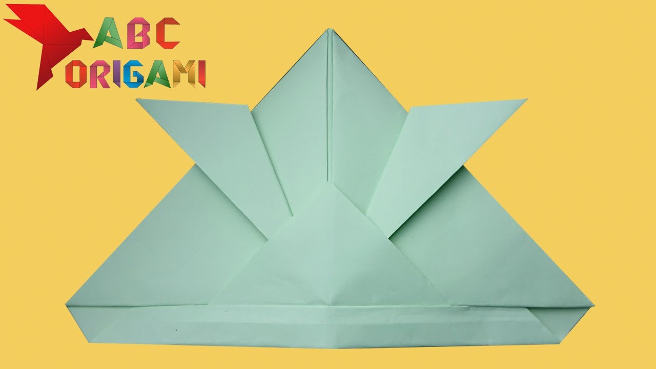 Origami Samurai hat | Gấp mũ Samurai bằng giấy| How to make paper ...