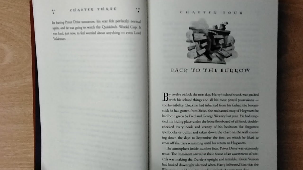 Year4 Harry Potter and the Goblet of fire Chapter 4. Back to the Burrow ...