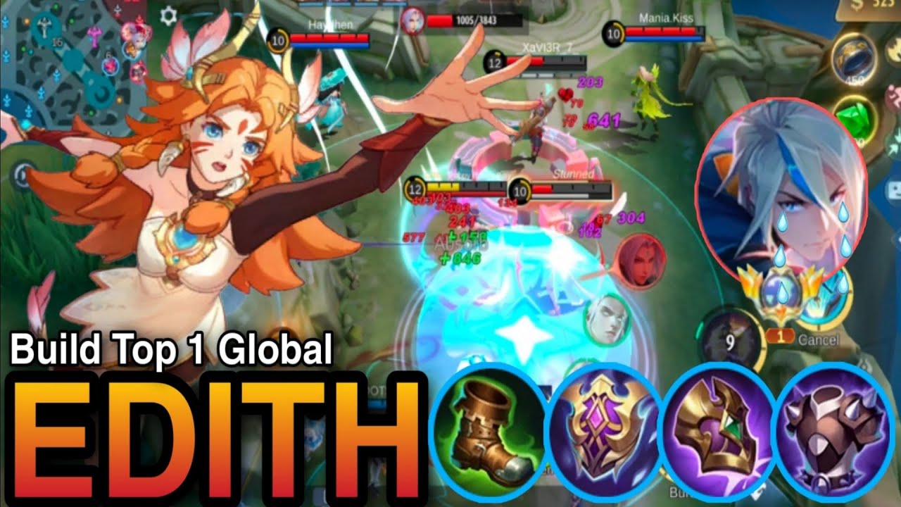 NEW SKIN EDITH BEYOND THE CLOUDS 😱🤔|| EDITH BEST BUILD 2023 || EDITH ...