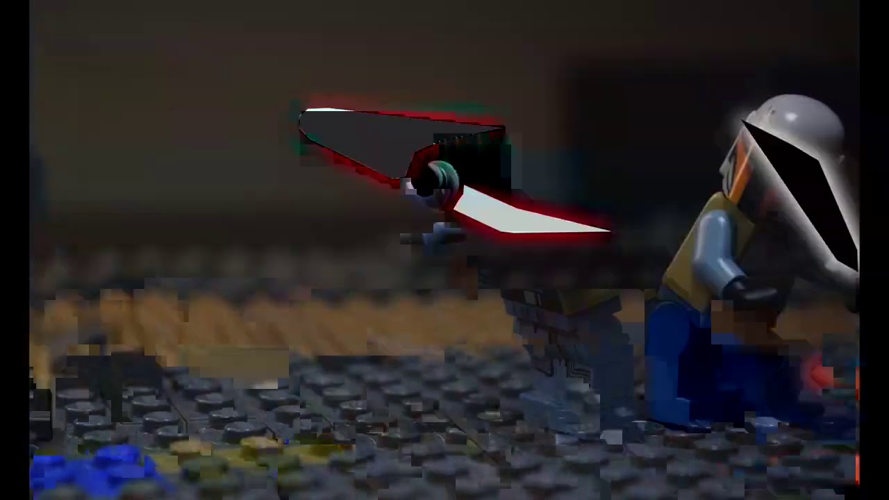 Lego Darth Maul vs Mandalorian test - YouTube