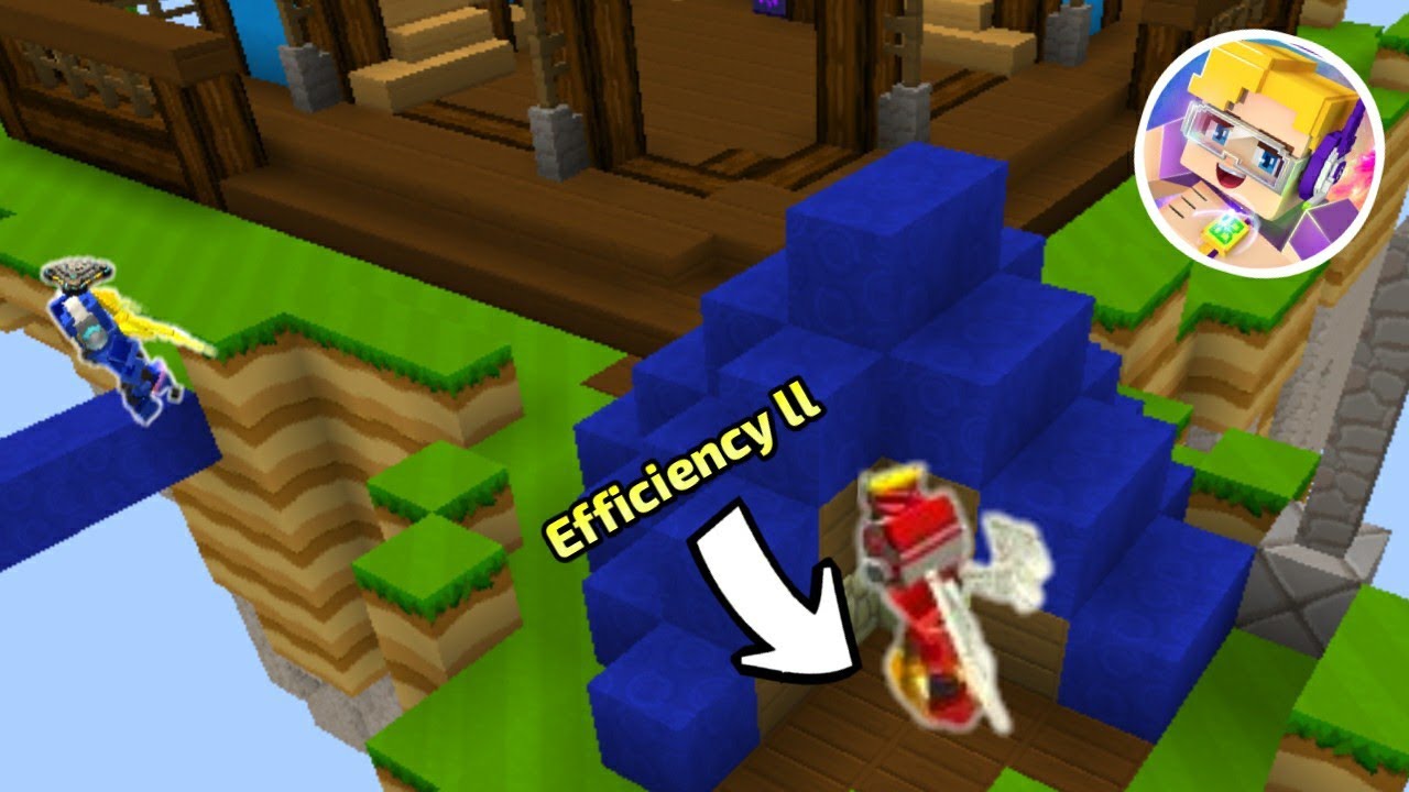 Using Efficiency 2 golden tools In BEDWARS [Blockman Go] - YouTube