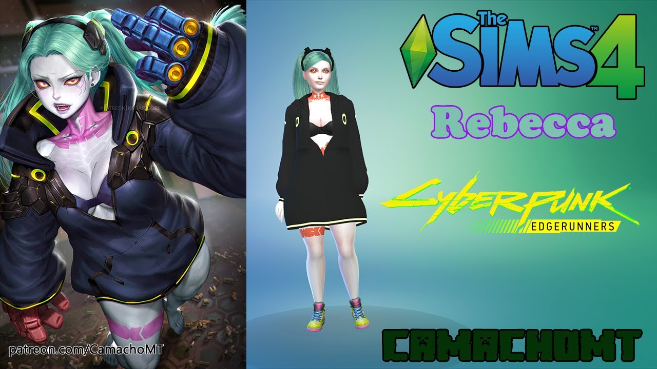 Rebecca | Cyberpunk:Edgerunners | Sims 4 | - YouTube