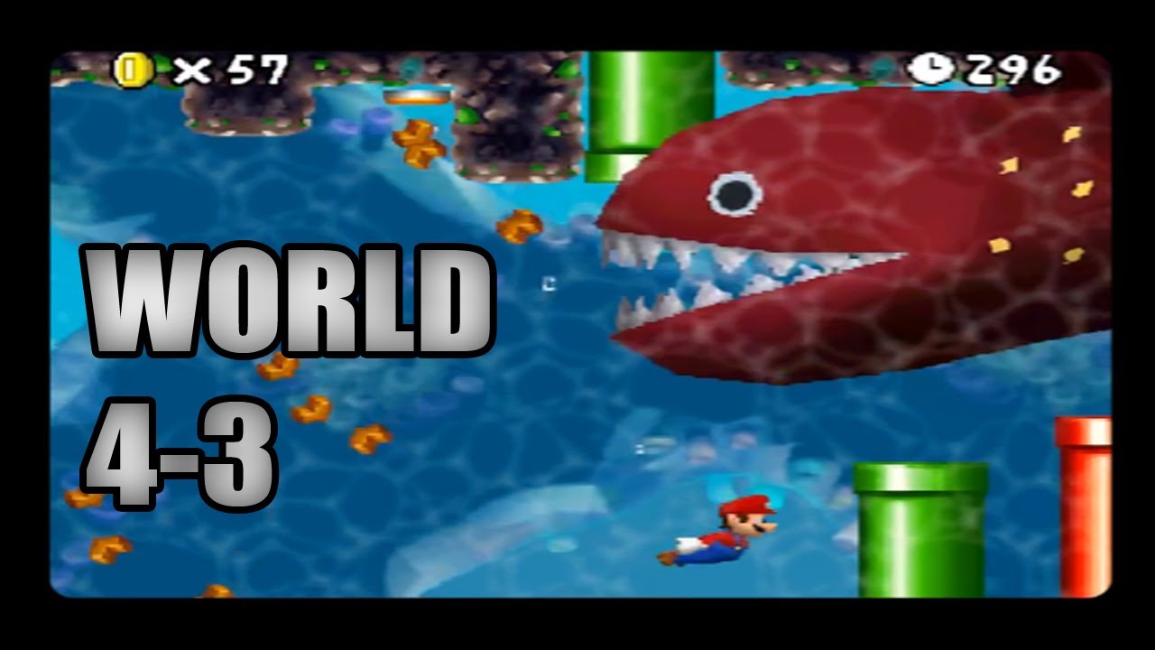 New Super Mario Bros DS World 4-3 - YouTube