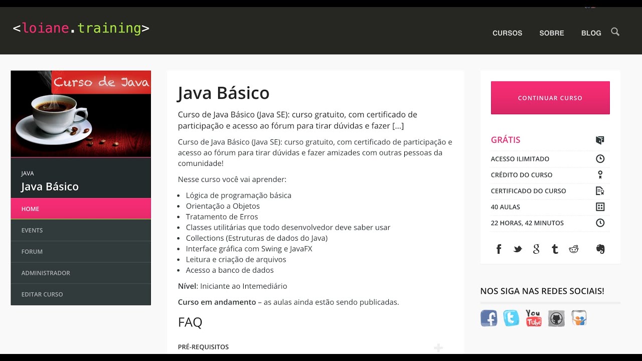 Portal de Treinamentos Grátis http://loiane.training - como funciona - YouTube