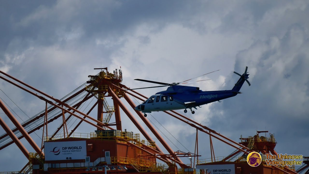 Helijet Sikorsky S76 | Takeoff | 4K - YouTube