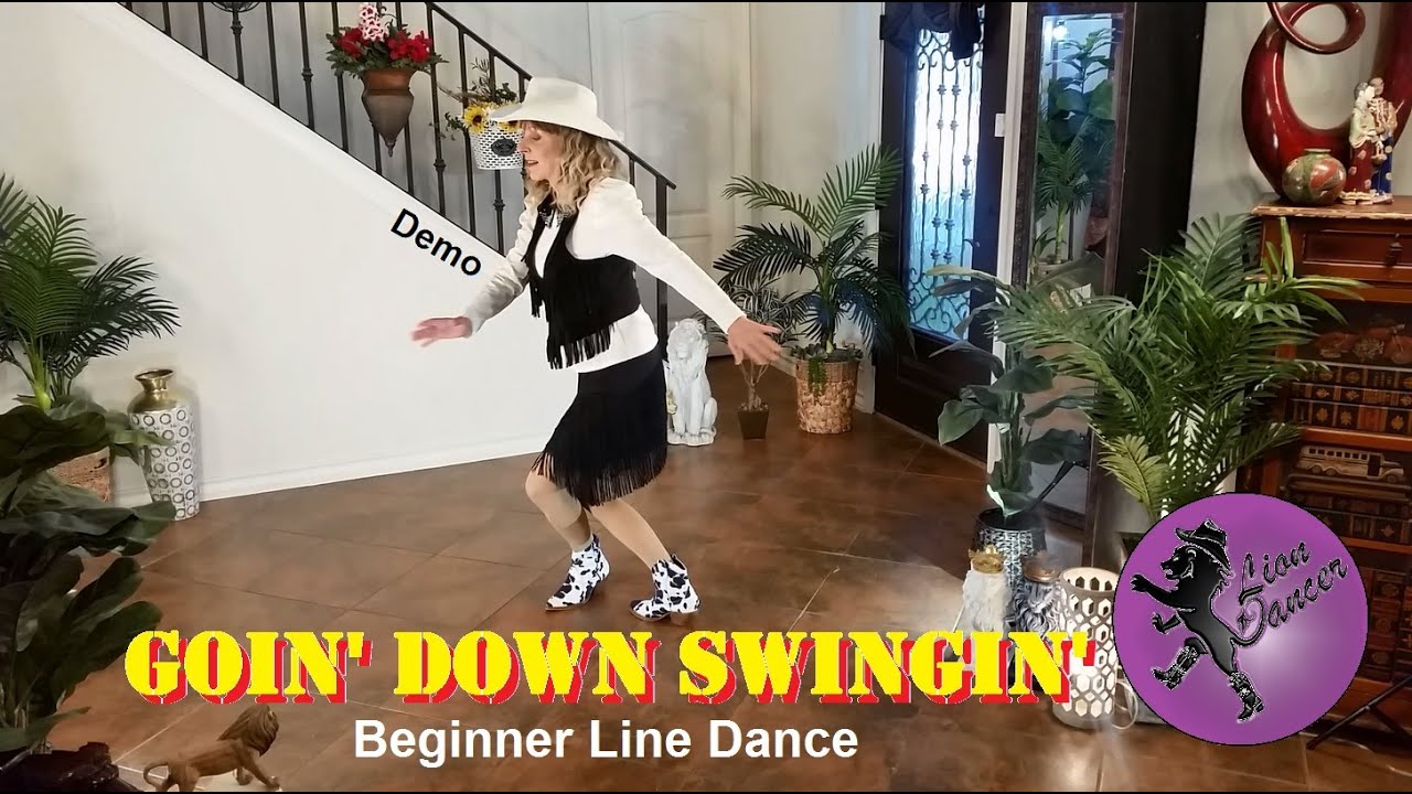 Goin' Down Swingin' Line Dance - Demo - YouTube