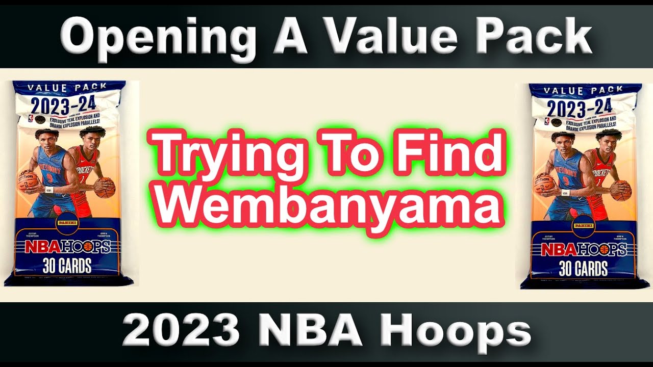 2023 Panini NBA Hoops - Opening A Basketball Value Pack - YouTube