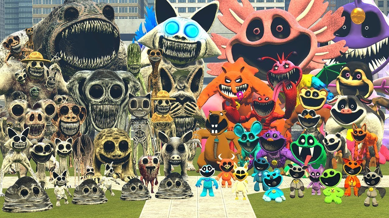 EVOLUTION OF NEW MECHA TITAN SMILING CRITTERS POPPY PLAYTIME CHAPTER 4 ...