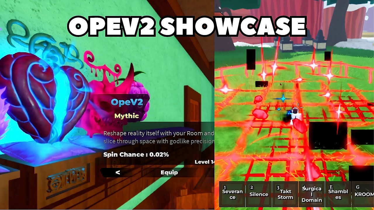 NEW OPE V2 FRUIT SHOWCASE | Fruit Battlegrounds - YouTube
