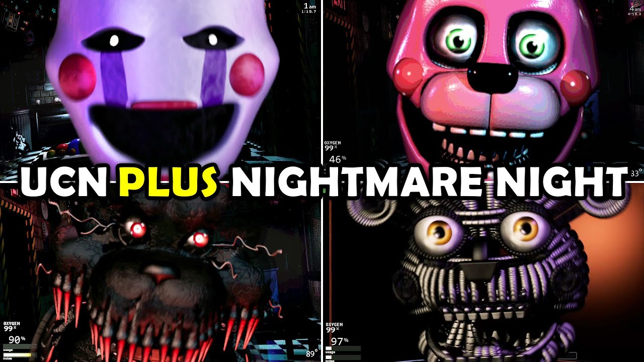 Ultimate Custom Night PLUS - Nightmare Night & Puppet Ending - YouTube