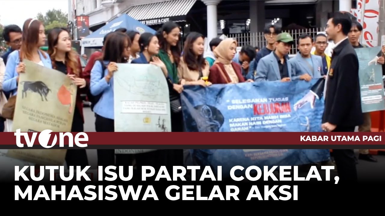 Ramai Isu Partai Coklat, Aliansi Mahasiswa Indonesia di Bandung Bela ...