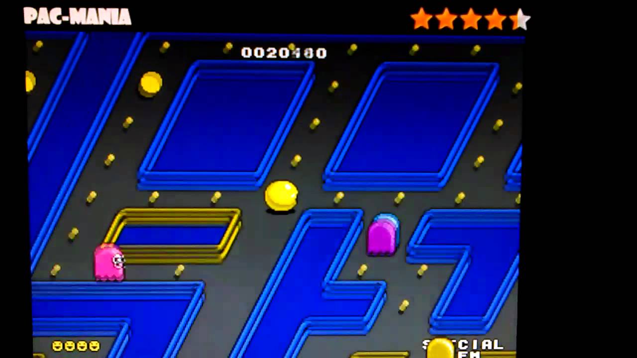 Pac-mania Pac-man park (without jumping) - YouTube