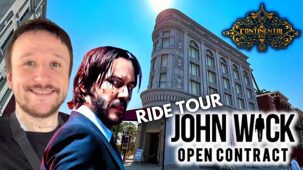 John Wick Rollercoaster Tour - Motiongate Theme Park Dubai - YouTube