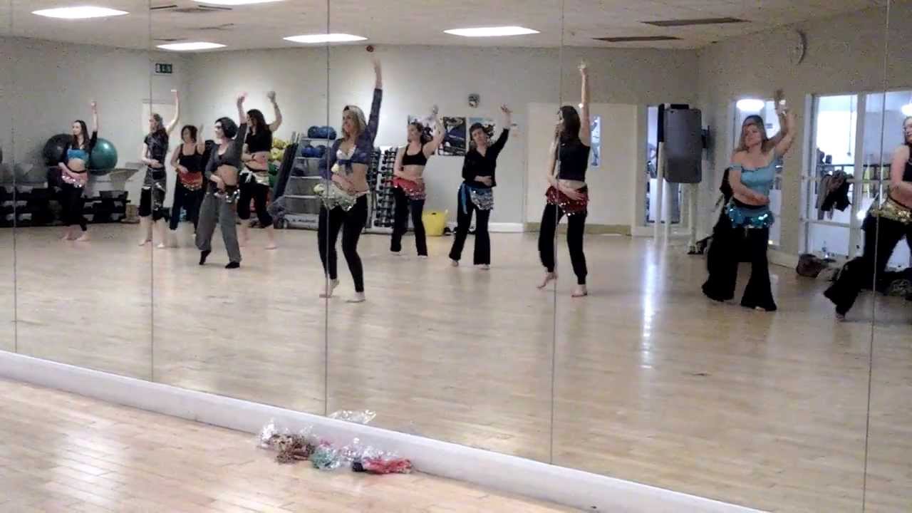 She Wolf Shakira beginners belly dance fusion - YouTube