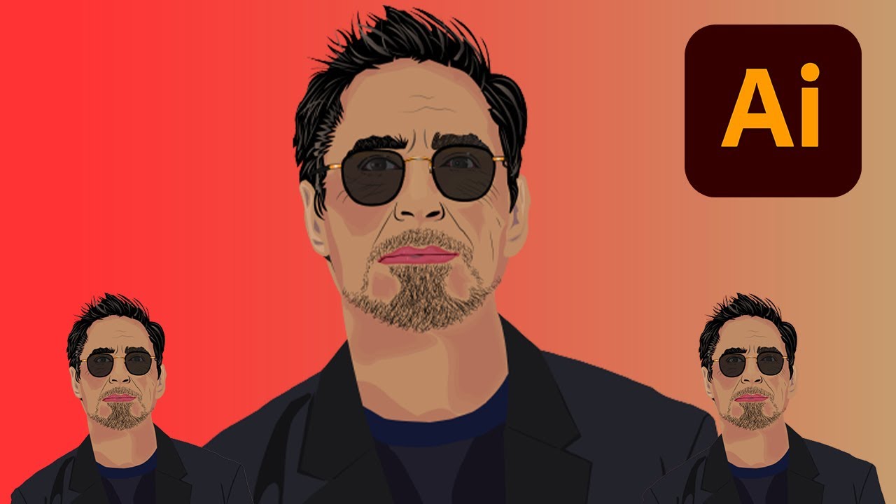 Learn vector art in minutes with Robert Downey Jr. | Adobe Illustrator ...