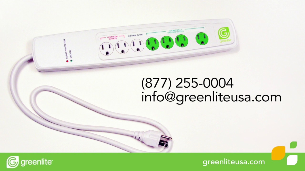 Greenlite Tier 1 Advanced Power Strip Operation - YouTube
