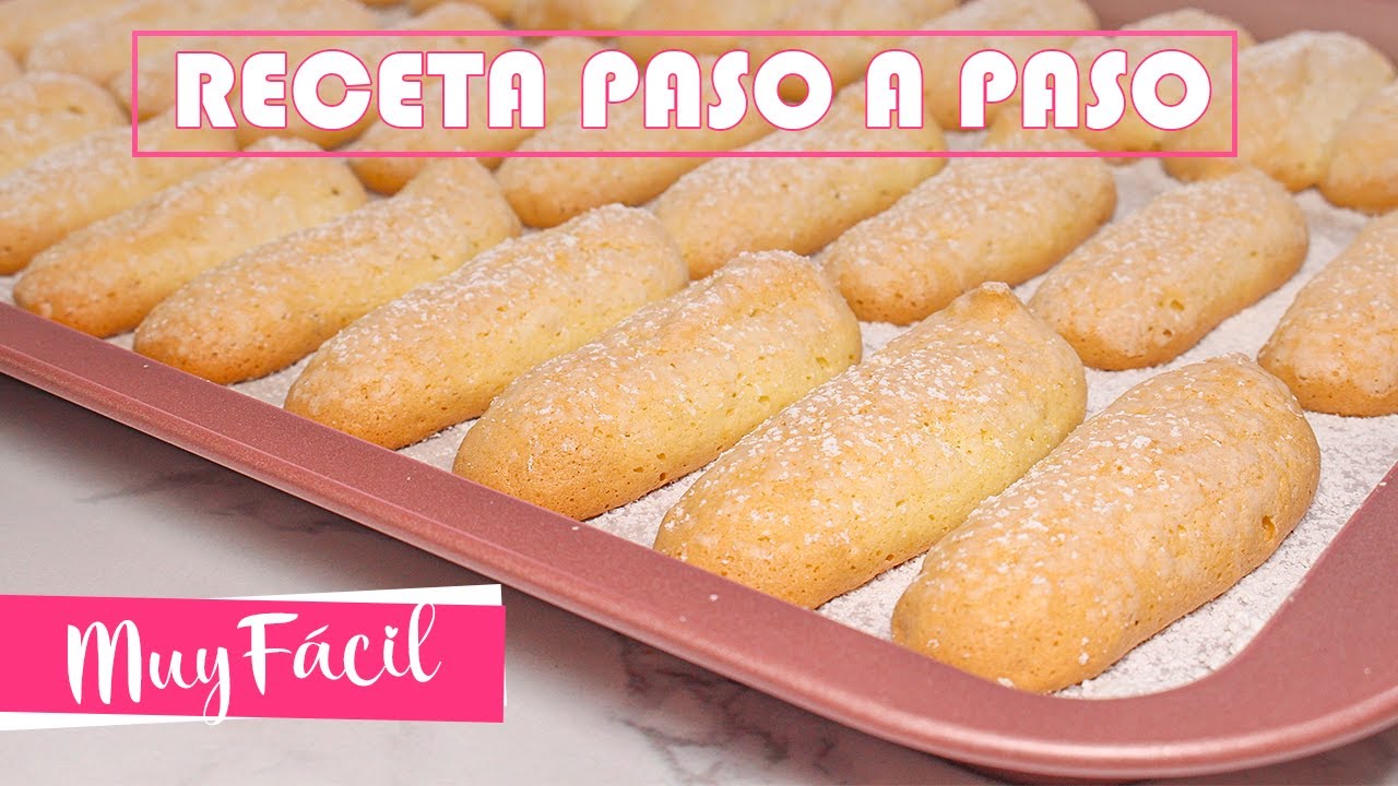 BIZCOTELAS para TIRAMISÚ | FÁCILES ladyfingers, soletilla, vainillas ...