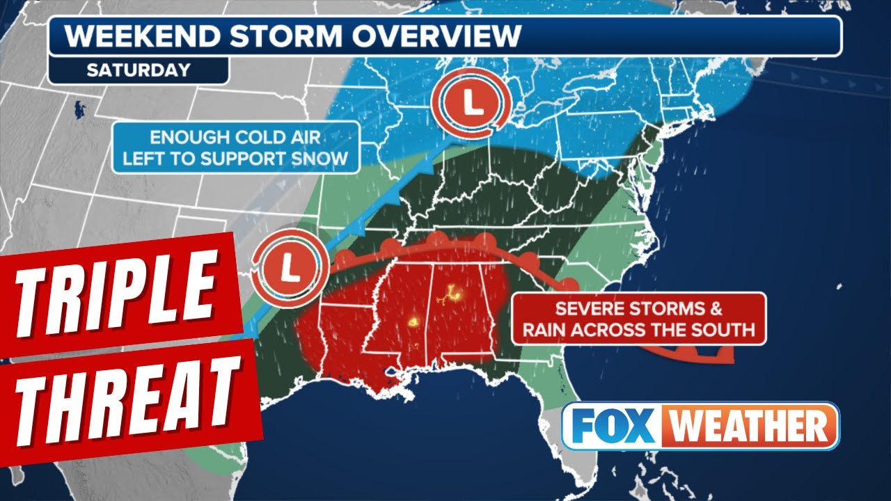 Triple Threat Of Severe Weather, Extreme Flooding, Heavy Snow To Pummel ...