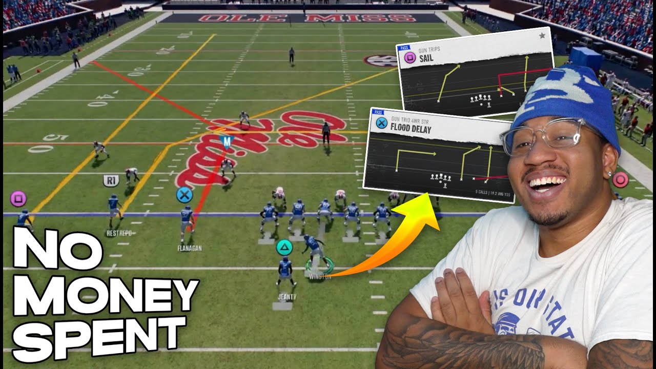 I Found The Most UNSTOPPABLE Offensive Playbook In CUT! CFB 25 No Money ...