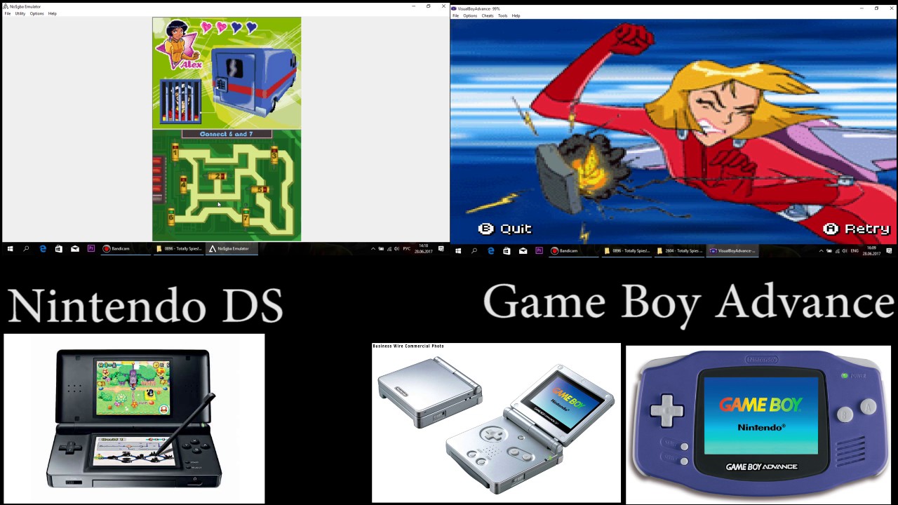 Totally Spies! 2: Undercover gba and in vs nds (Nintendo Game Boy ...