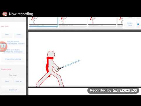 StickNodes-front flip Test with LightSaber - YouTube