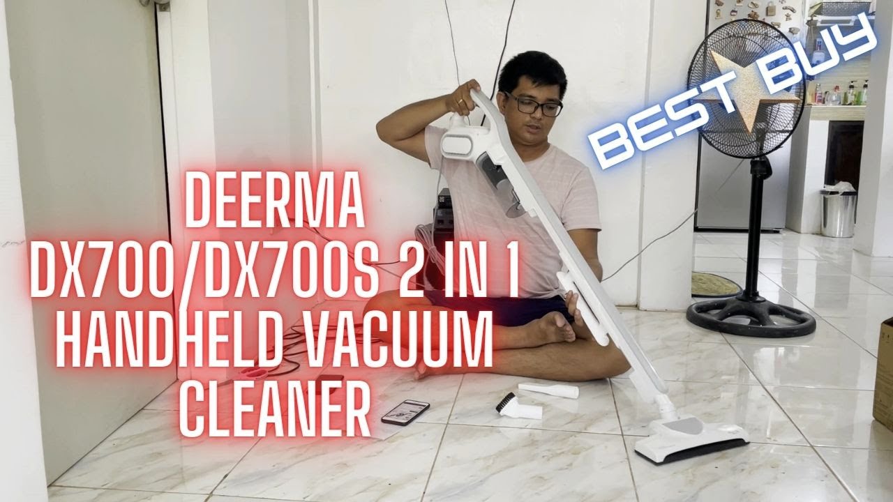 Deerma DX700/DX700S 2 in 1 Handheld Vacuum Cleaner | Unboxing ...