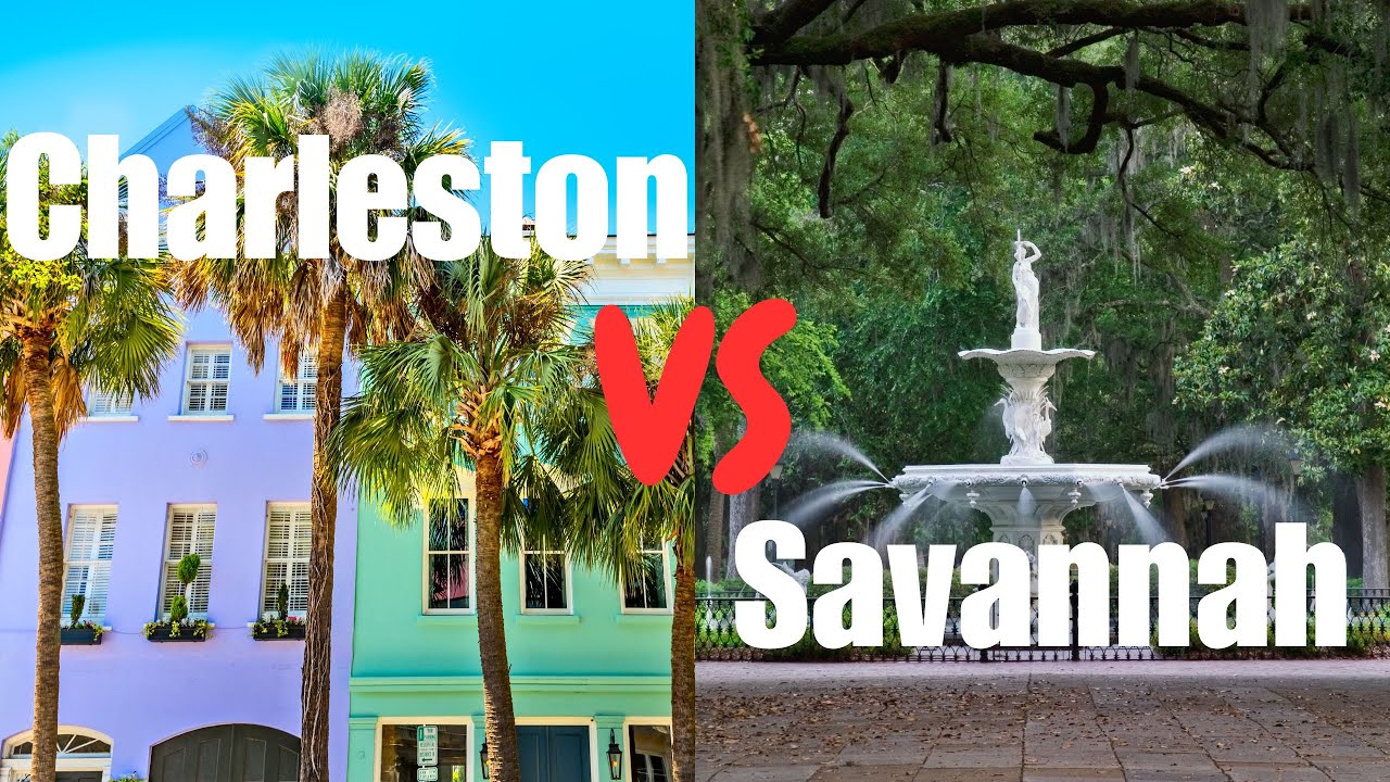 Charleston vs. Savannah: What No One Tells You! - YouTube