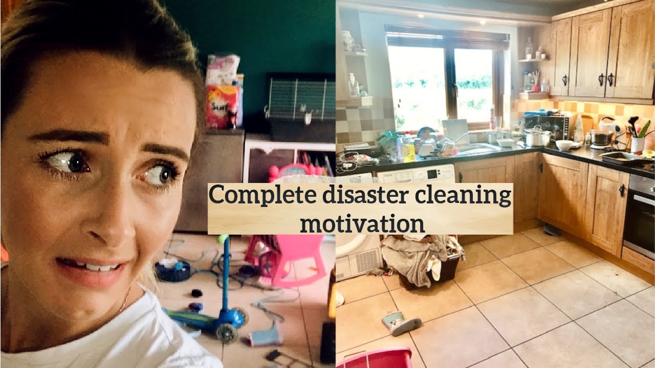 CLEANING MOTIVATION! CLEAN WITH ME! HOT MESS kitchen! - YouTube
