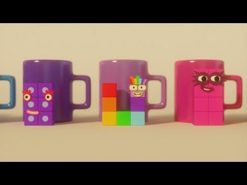 Number Blocks in Cups 1 to 10 | Learn to Count Songs - YouTube