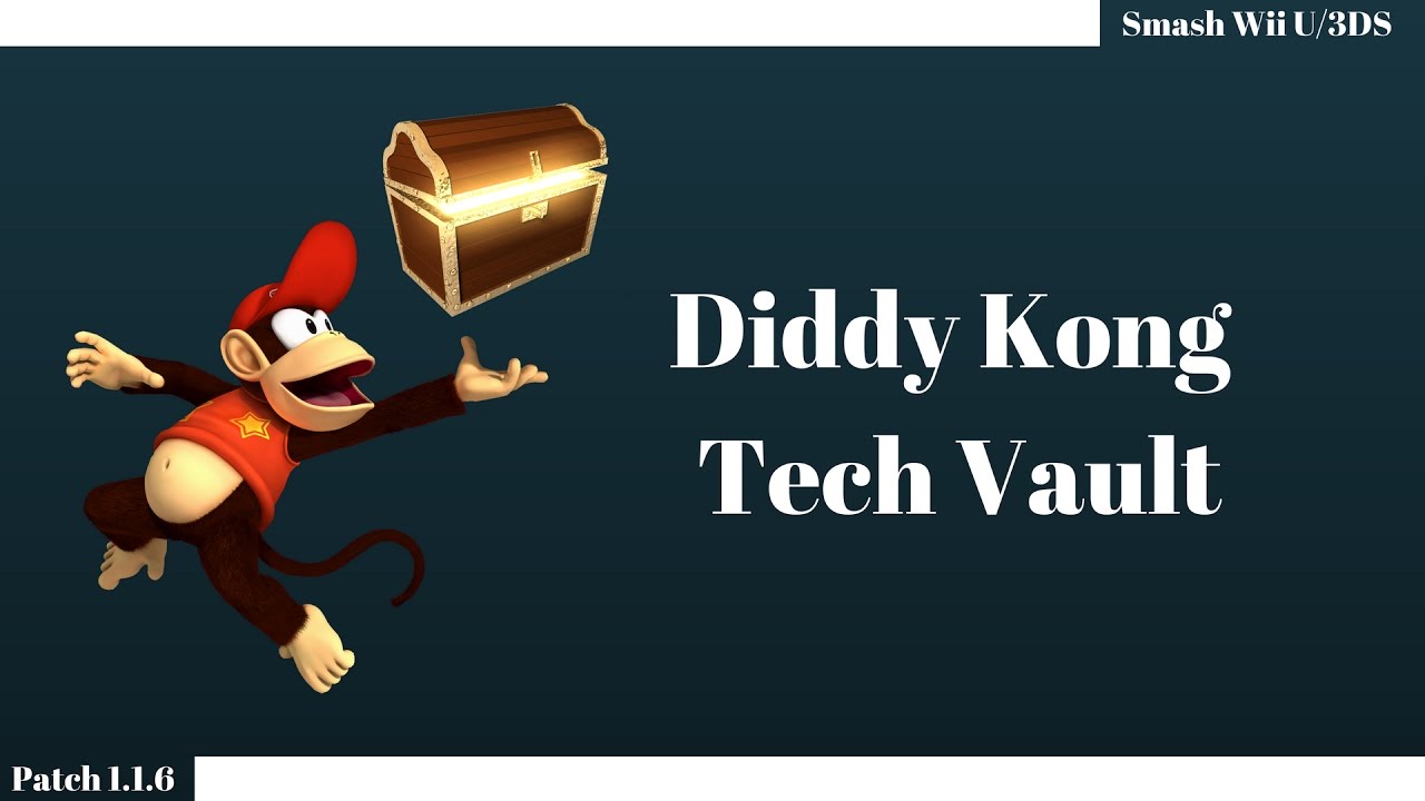 Tech Vault - Underused Diddy Tech in Smash 4 - YouTube