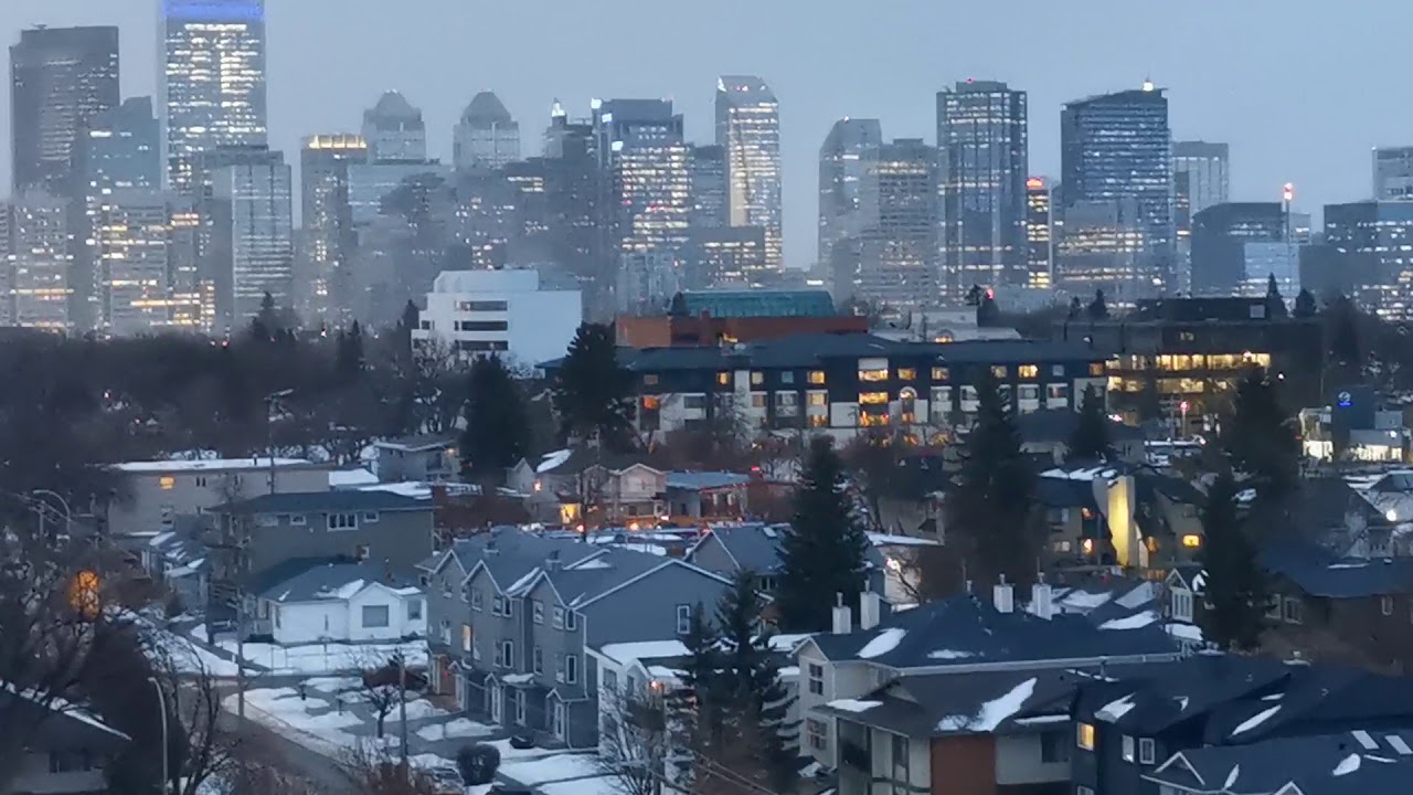 Strong wind, rain and clouds in Calgary 13th Jan 2021 - YouTube