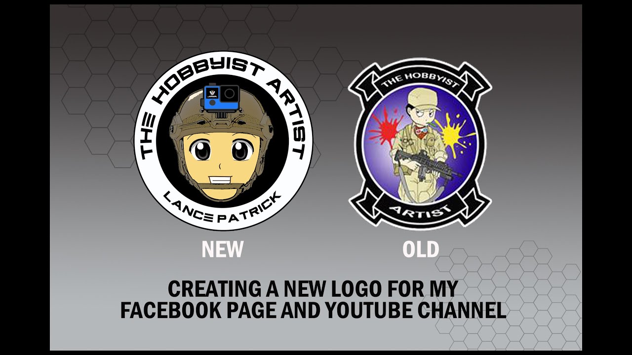 CREATING MY NEW LOGO FOR MY CHANNEL - YouTube