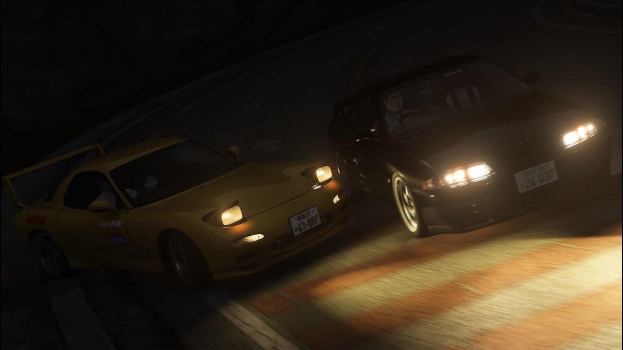 [ENG CC] Assetto Corsa x Battle Stage / FD3S vs R32 - YouTube