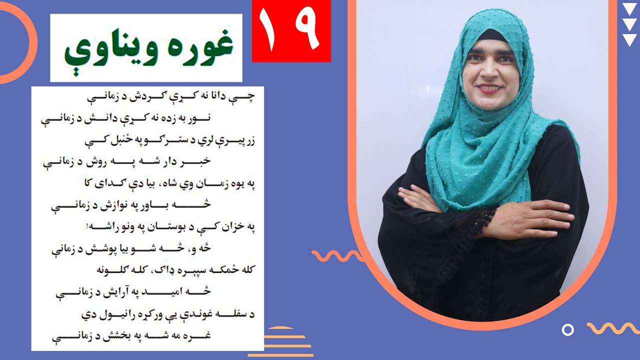 Class 6- Pashto | The best speeches - Lesson 19 | غوره ویناوې / بهترین ...