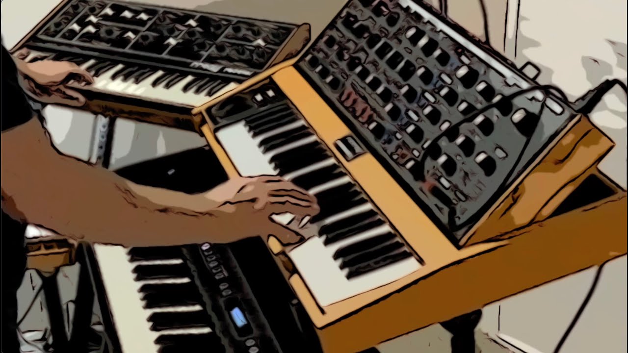 In The Meantime - featuring Moog One, Model D, Voyager, Prodigy ...