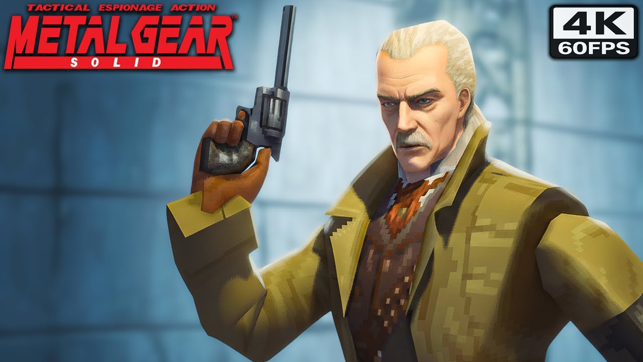 Metal Gear Solid PS1 Emulator - Revolver Ocelot Boss Fight (4K ...
