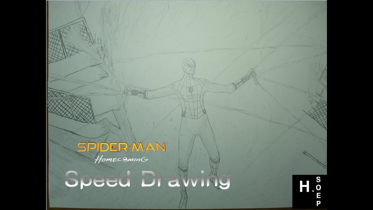 Spider man Speed drwaing(Homecoming ver)스파이더맨 홈커밍 - YouTube
