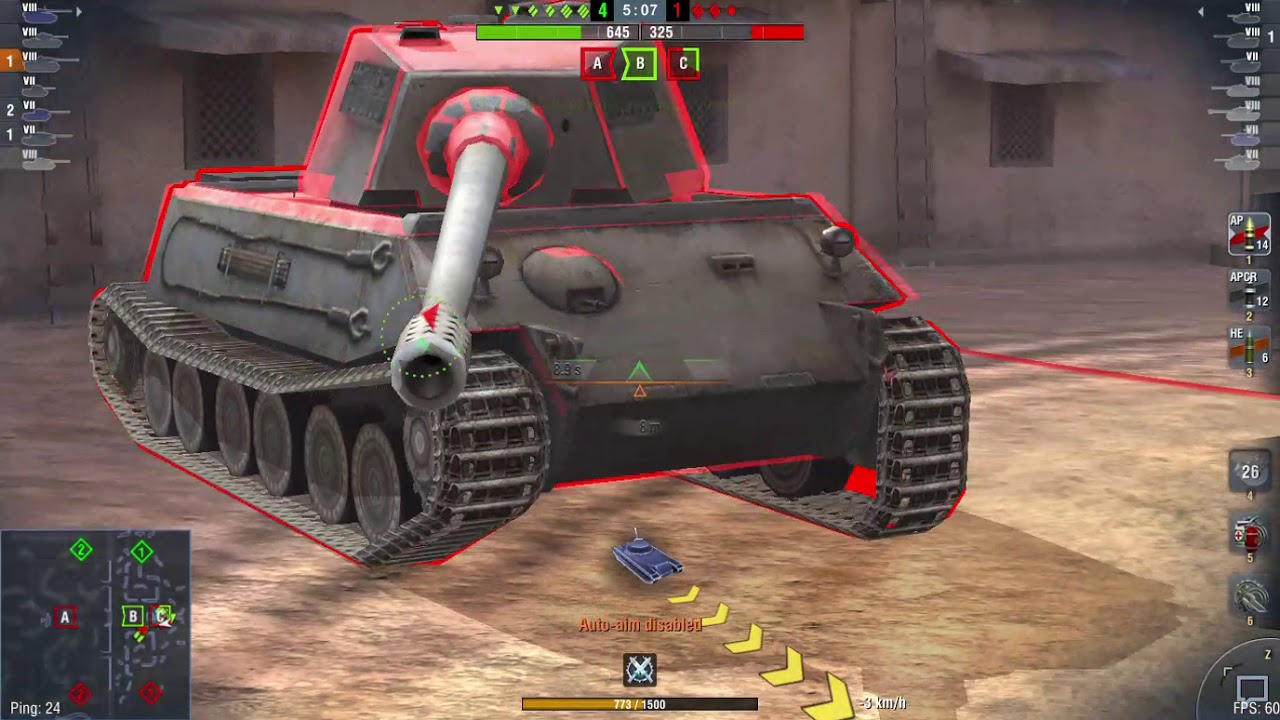 How to bounce shots off Lowe - WoT Blitz - YouTube