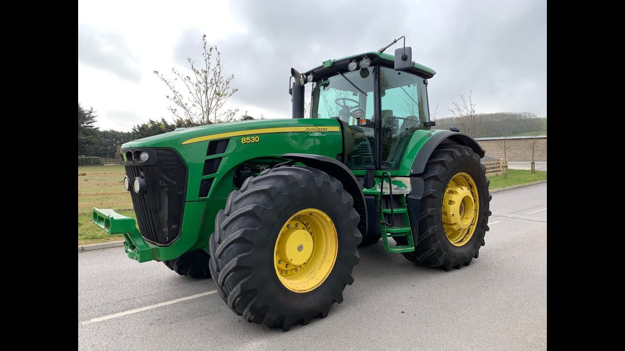 John Deere 8530 Tractor - YouTube