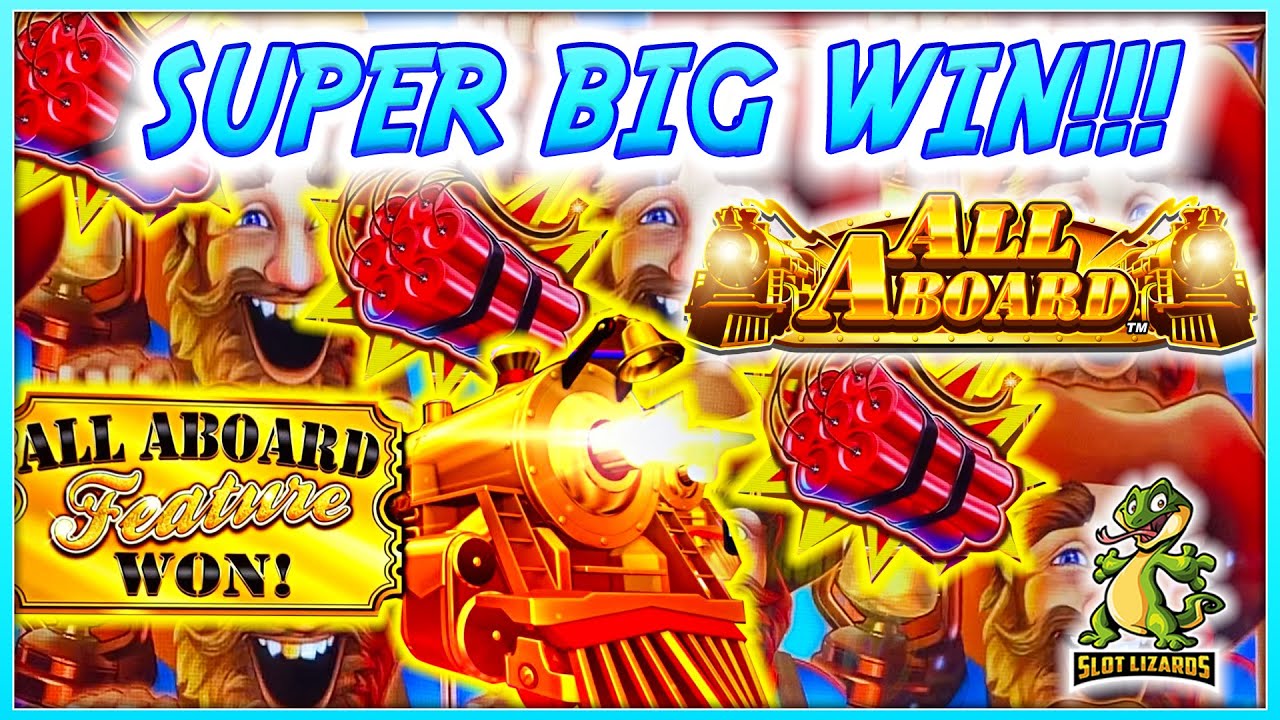 SUPER BIG WIN!!! All Aboard Dynamite Dash Slot TRAIN BONUS AND FREE ...