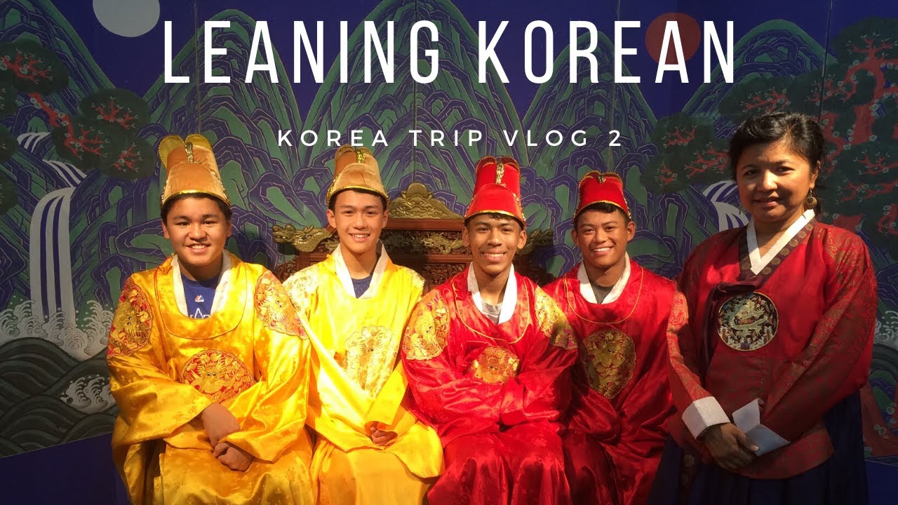 LEARNING KOREAN. KAMSAHAMNIDA! | Korea Trip Vlog 2 - YouTube