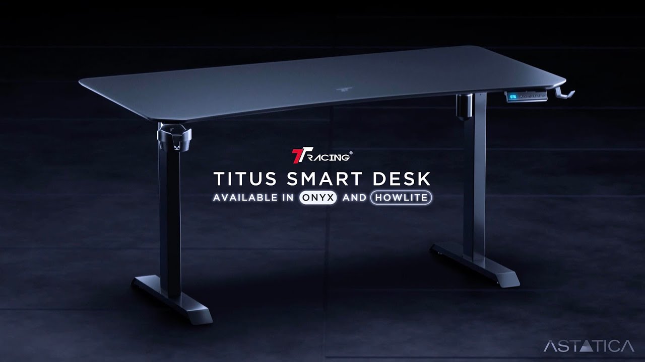 TTRacing Titus Smart Desk - YouTube
