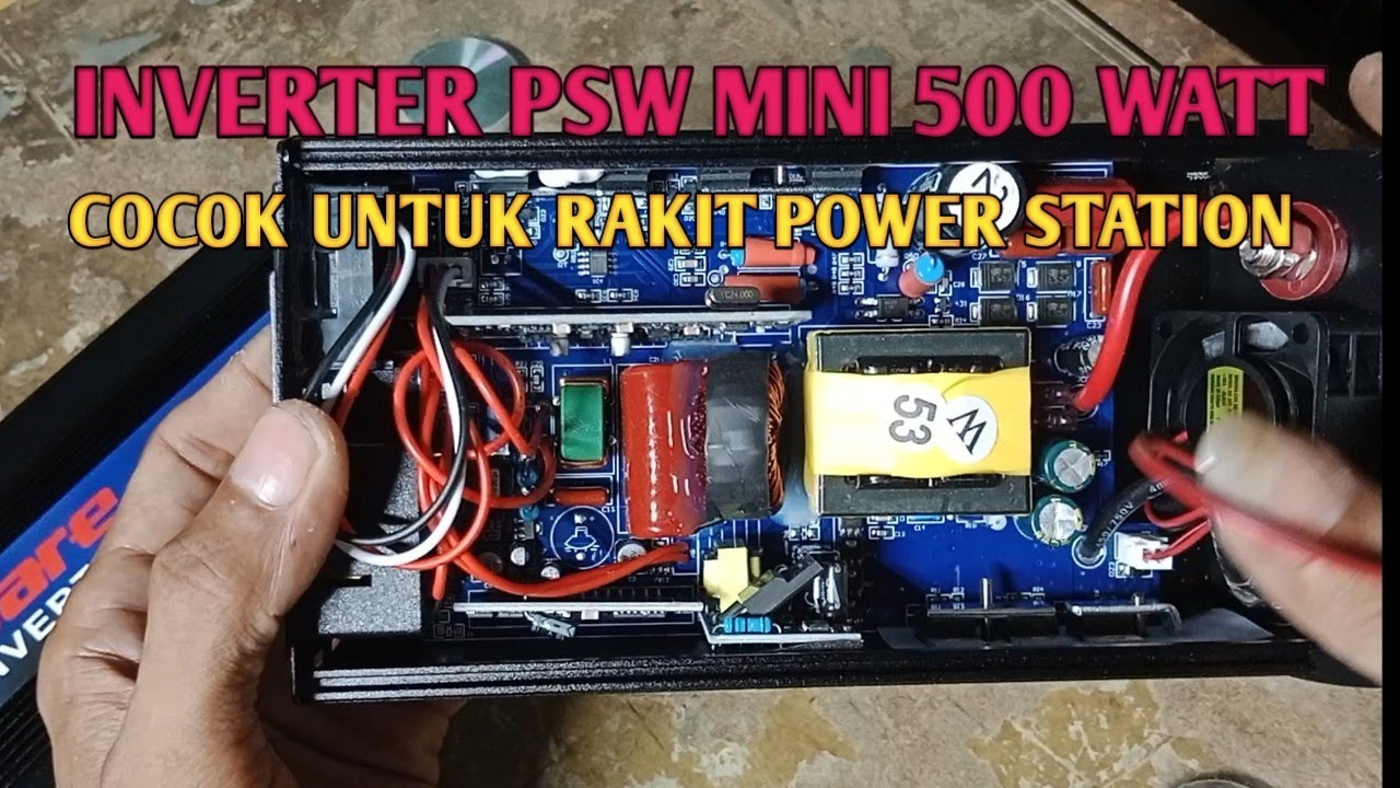 Review paket lagi,sebuah Inverter psw mini 500 watt - YouTube